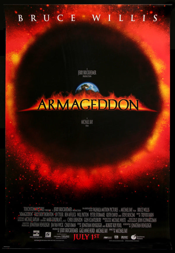 Armageddon 1998 Movie Poster