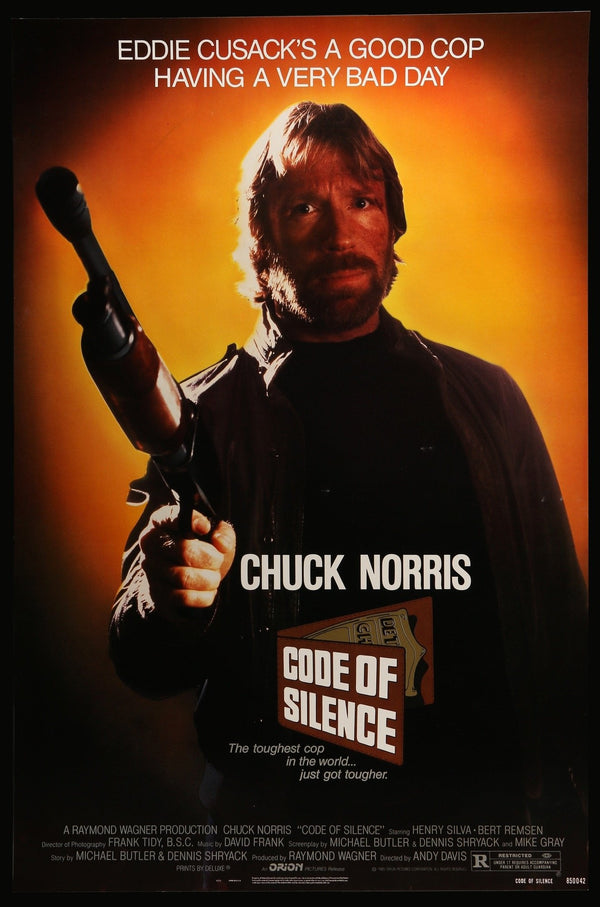 Code of Silence (1985) Original One-Sheet Movie Poster - Original Film ...