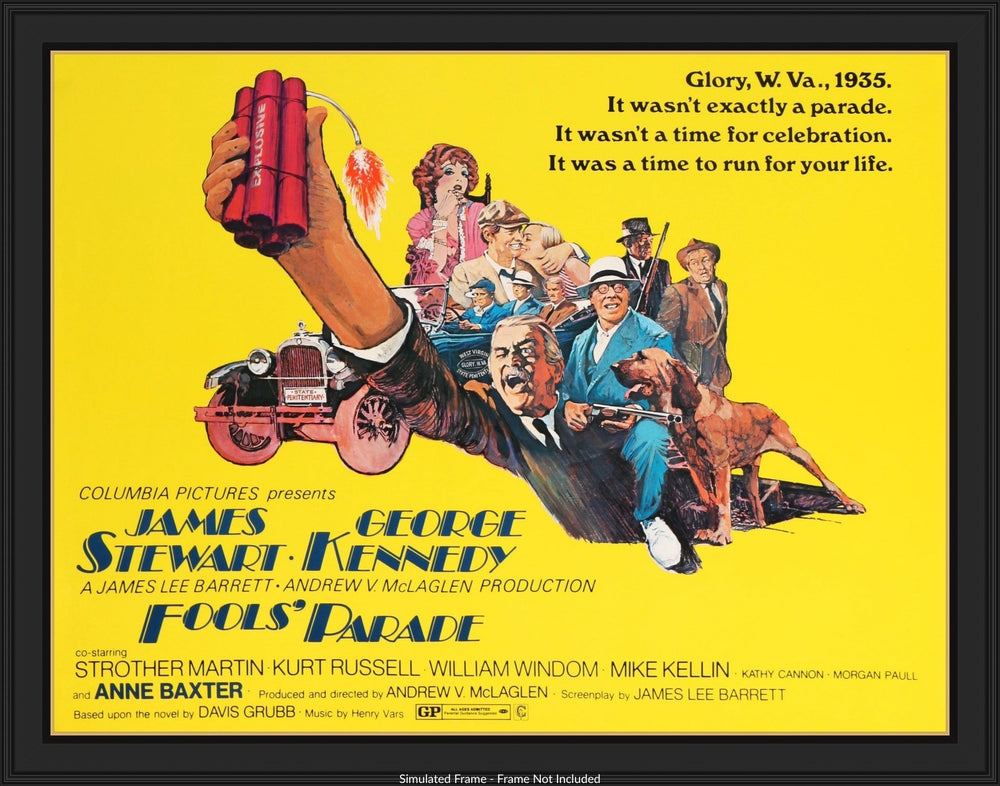 Fools' Parade (1971) Original Half-Sheet Movie Poster - Original Film ...