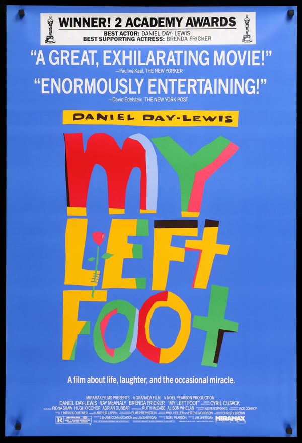 My Left Foot (1989) Original One-Sheet Movie Poster - Original Film Art ...