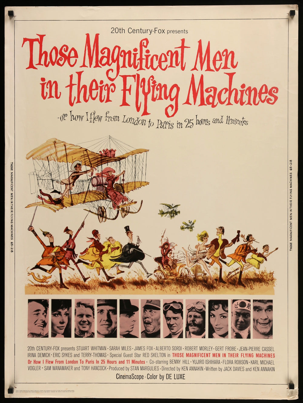 Those Magnificent Men in Their Flying Machines (1965) Movie Poster ...