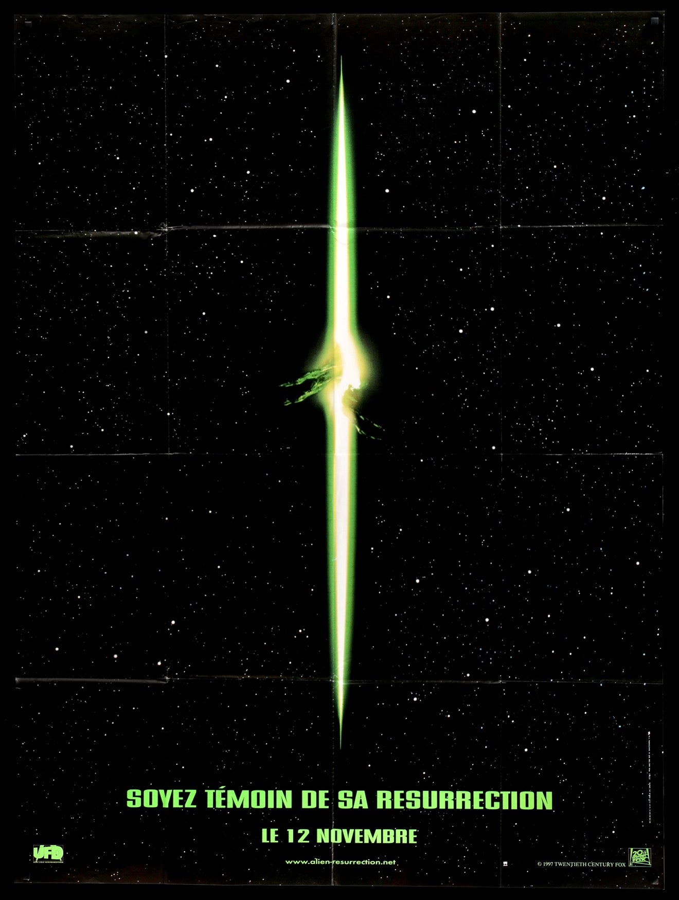 Alien: Resurrection (1997) Original French Grande Movie Poster ...