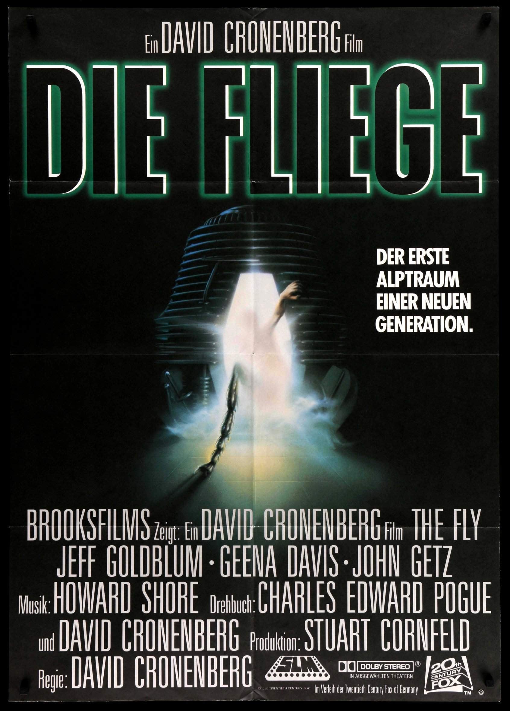 David Cronenberg The Fly Poster