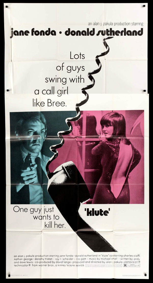 Klute (1971) Original Three Sheet Movie Poster - Original Film Art ...