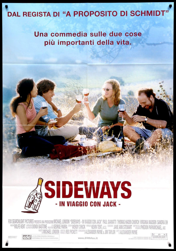 Sideways (2004) Original Italian 2 Fogli Movie Poster - Original Film ...